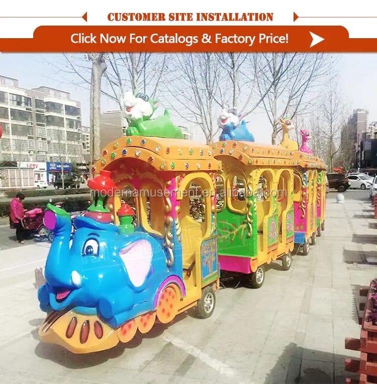 High Quality Amusement Playground Kids Ride Electric Trackless Elephant ...