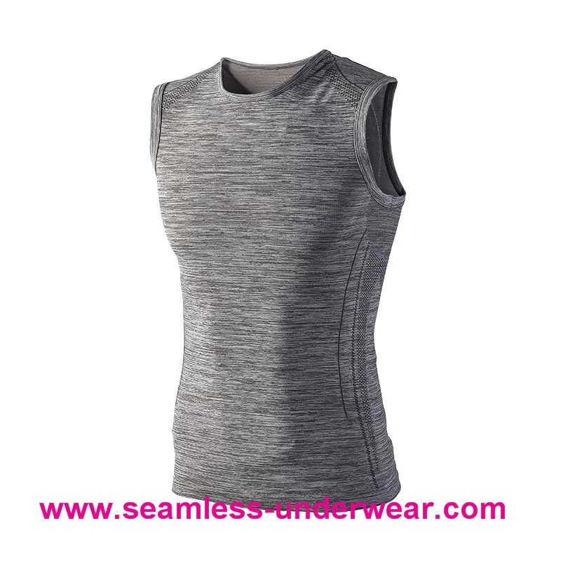 Men's Seamless Gym Singlet Running Singlet For Men - Buy Running ...