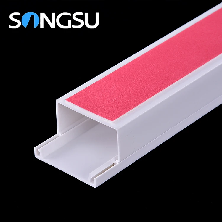 Fireproof PVC Trunking with Sticker - Durable & Self-adhesive