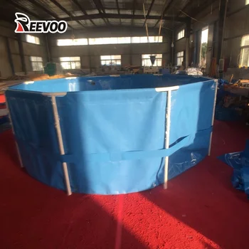 10000 Gallon Agriculture Above Ground Canvas Pool For Fish - Buy Canvas ...