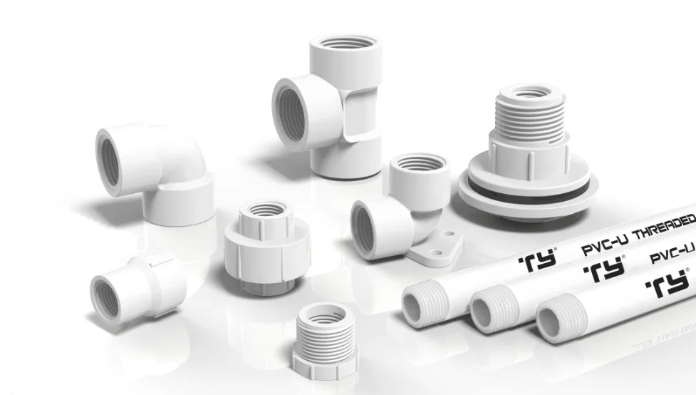 Manufacturer Hot Sales 1/2inch-4inch Upvc Pipe Threading Threaded Pvc ...