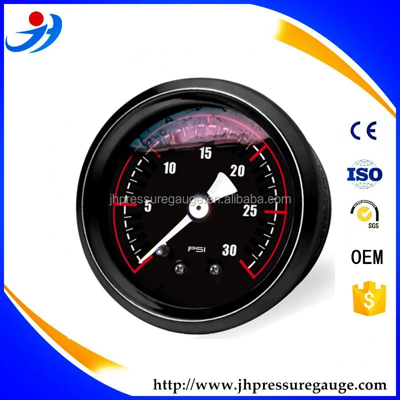 40mm Black Steel Case Fuel-pressure Gauge - Buy Fuel Oil Pressure Gauge ...