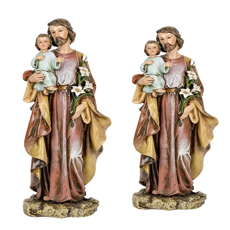 Resin St. Joseph Figurine - Famous Religious Statues
