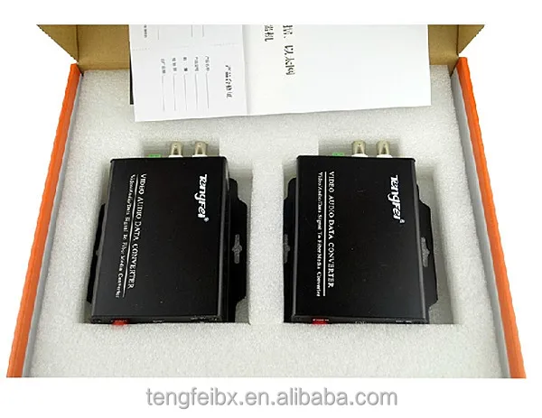 Fiber Optic Video Transmitter Receiver 1 Channel Video/data/audio Video ...