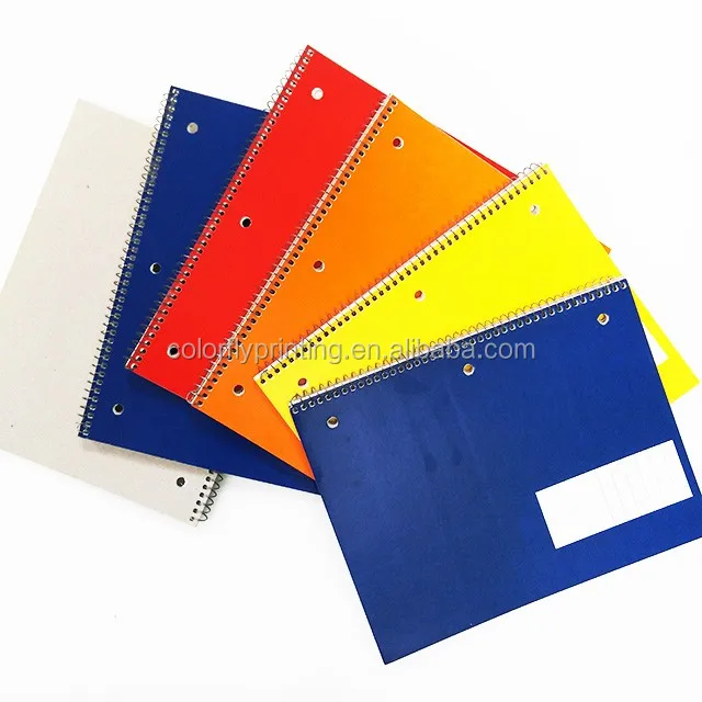 Custom 1 Subject College Ruled Yellow Cheap Bulk Spiral Notebooks ...