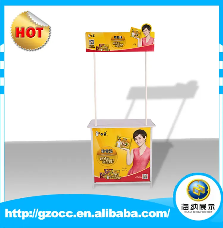 Hot Sale Folding Promotion Counter Display Stand for Ads