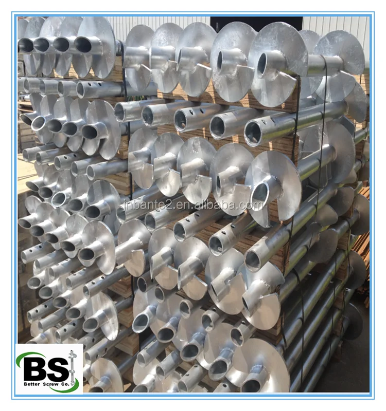 Square Shaft Helical Ground Anchor Rod /spiral Ground Anchor Rod /helix ...
