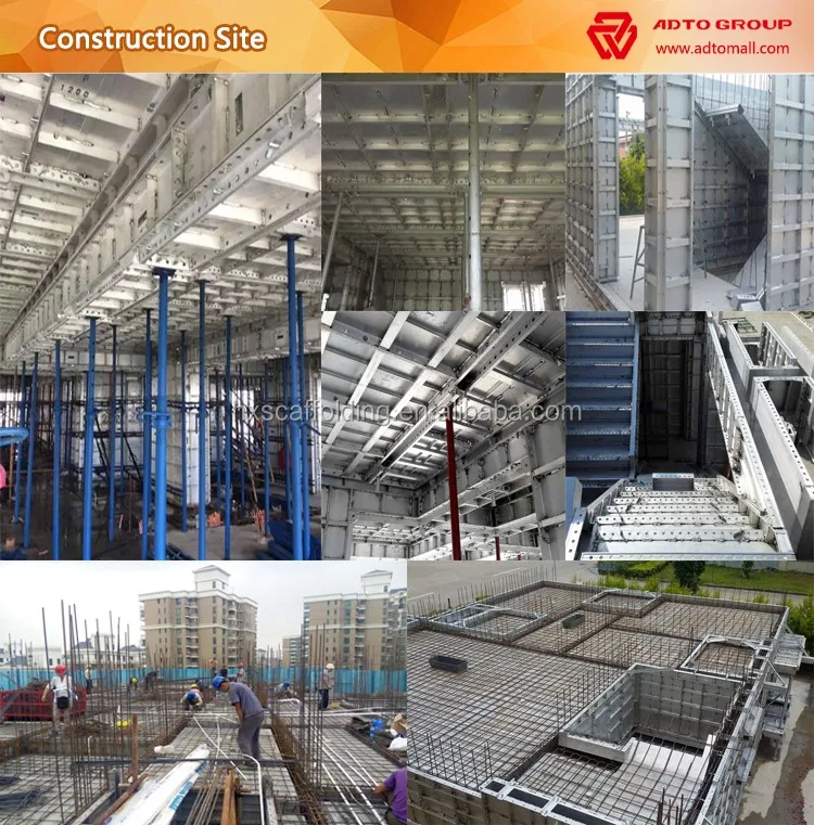 Flat Wall Tie For Wall Panel / Concrete Form Panel Aluminum Formwork ...
