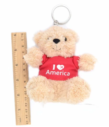 National Plush Bears Keychain - Mini Teddy Bear Toy