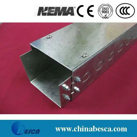 Gi Pregalvanized Steel Wireway System Straight Elbow Tee Cross Flange ...