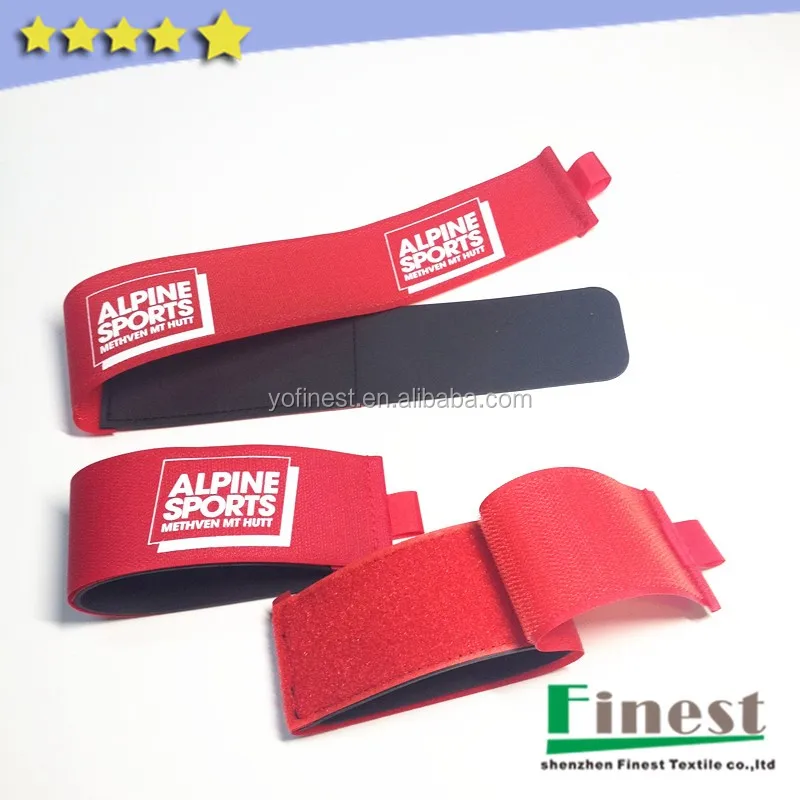 Factory Custom Logo Alpine Rubber Ski Strap With Pull Tab - Buy Custom ...