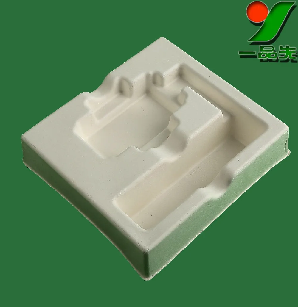 Sustainable Industrial Molded Tray Biodegradable Pulp Embossed Inner ...