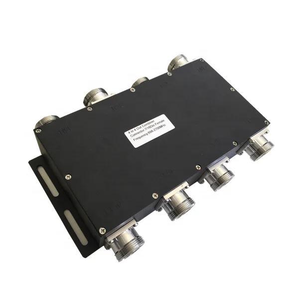 200/300/500w N/din Female Type 700-2700mhz 700-3800mhz Rf Hybrid 4 In 4 ...