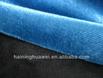 Shiny Velvet Fabric Warp Knitted Velvet Bonding With Aloba Brushed ...