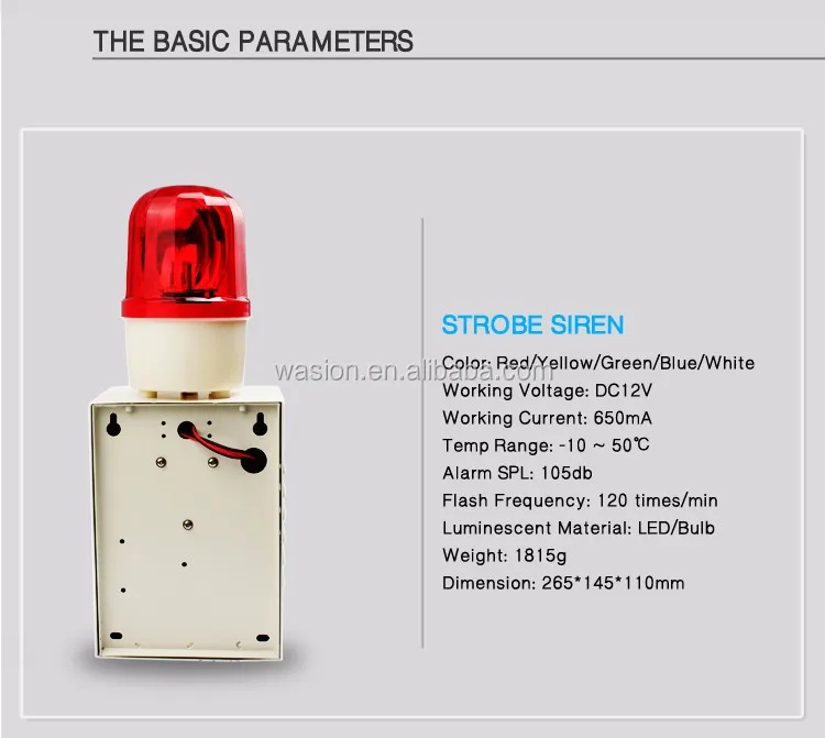 Outdoor Waterproof Electronic Alarm Siren Metal Box - Buy Waterproof ...