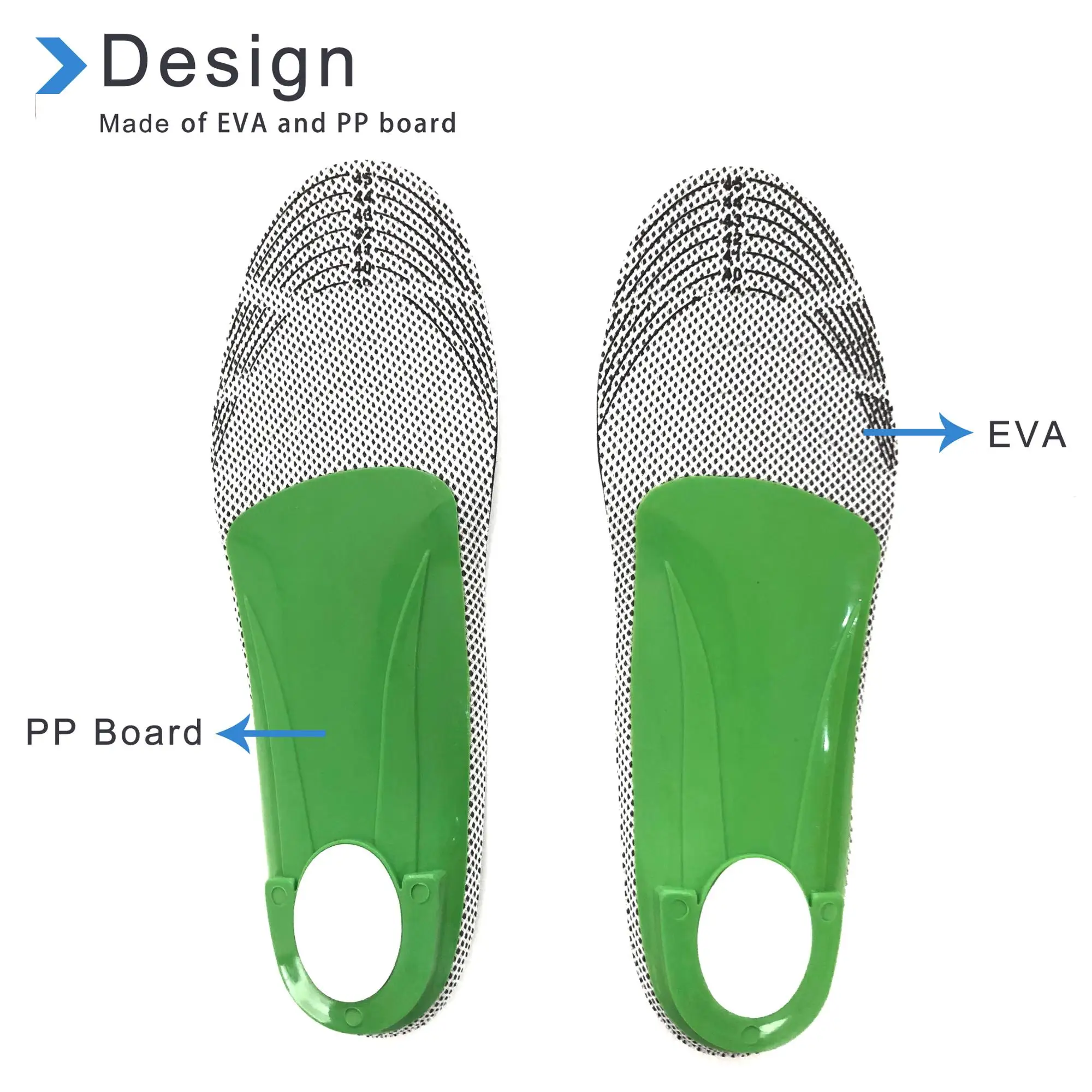 E302 Hard Plastic Shell Eva Insole For Arch Support Sports Shoes - Buy ...