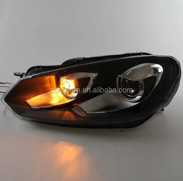 Auto Parts Car Front Lamp/headlights For Golf 6 Gti/golf Vi/mk6 - Buy ...