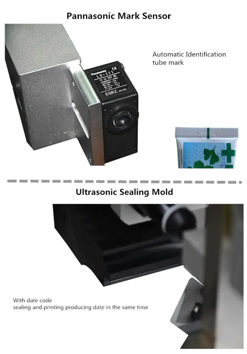 Two-layer Dual Chamber Tube Filler and Sealer Machine with PLC