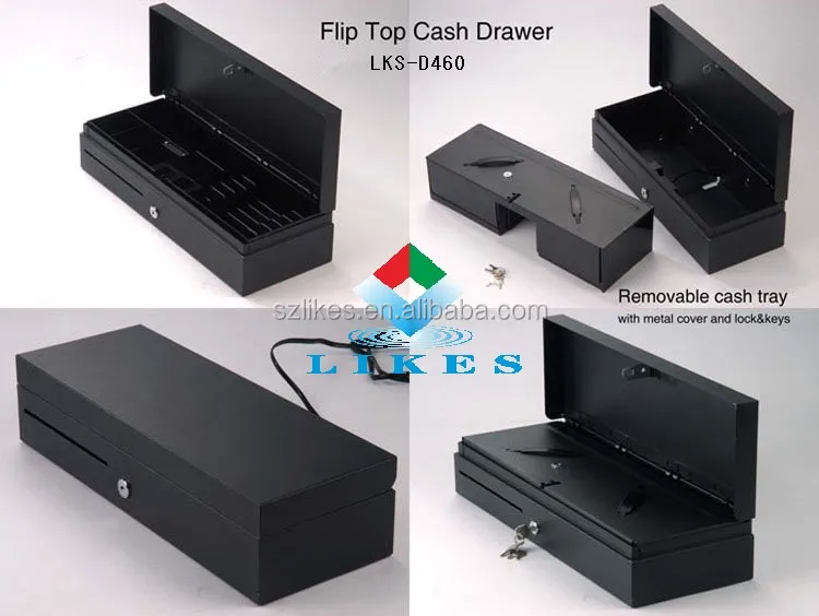 3-position Lock Flip Top Pos Cash Drawer With Low Price - Buy Pos Cash ...