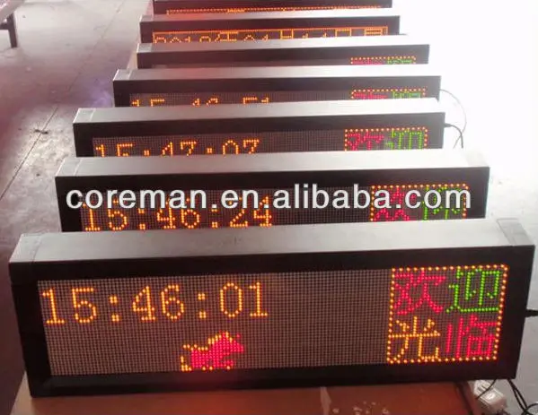 RS232,RS485,RJ45,net Port,ethernet Interface Messge Display P7.62 ...