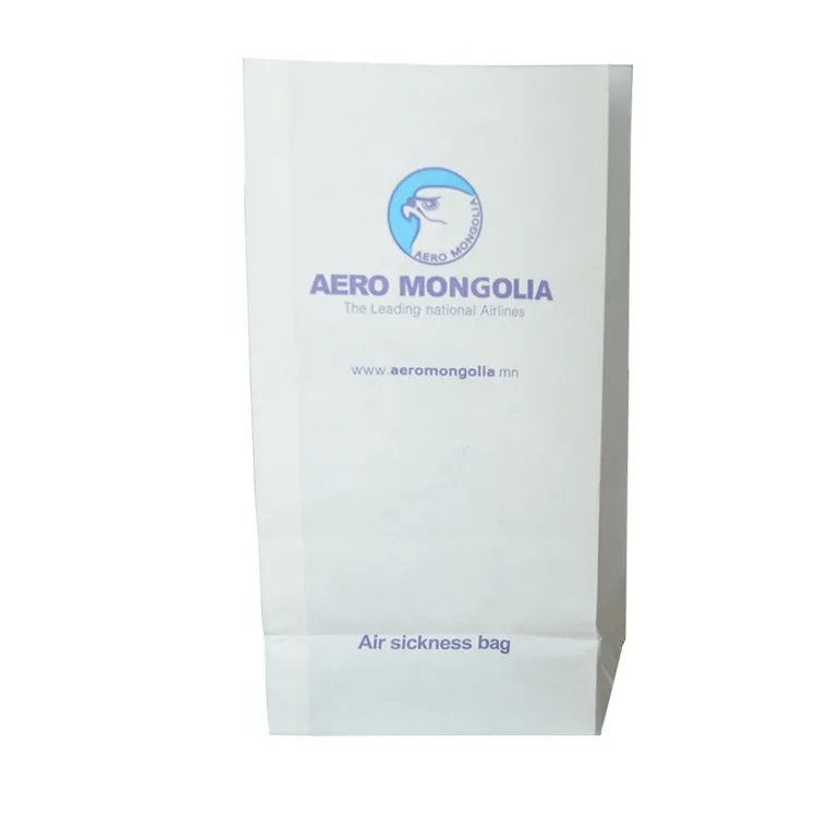 Train And Airplane Use Airsickness Bag/barf Paper Bag/vomit Bag - Buy ...