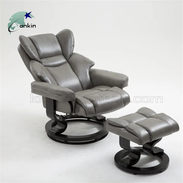 High End Recliner Sofa with Ottoman - Luxury & Comfort