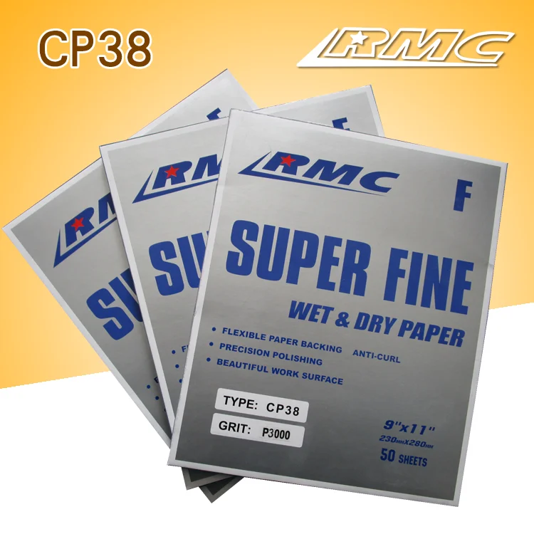 9''x11'' Japan Sandpaper Rmc Cp38 Sanding Sheets 1200 Grit Wet ...