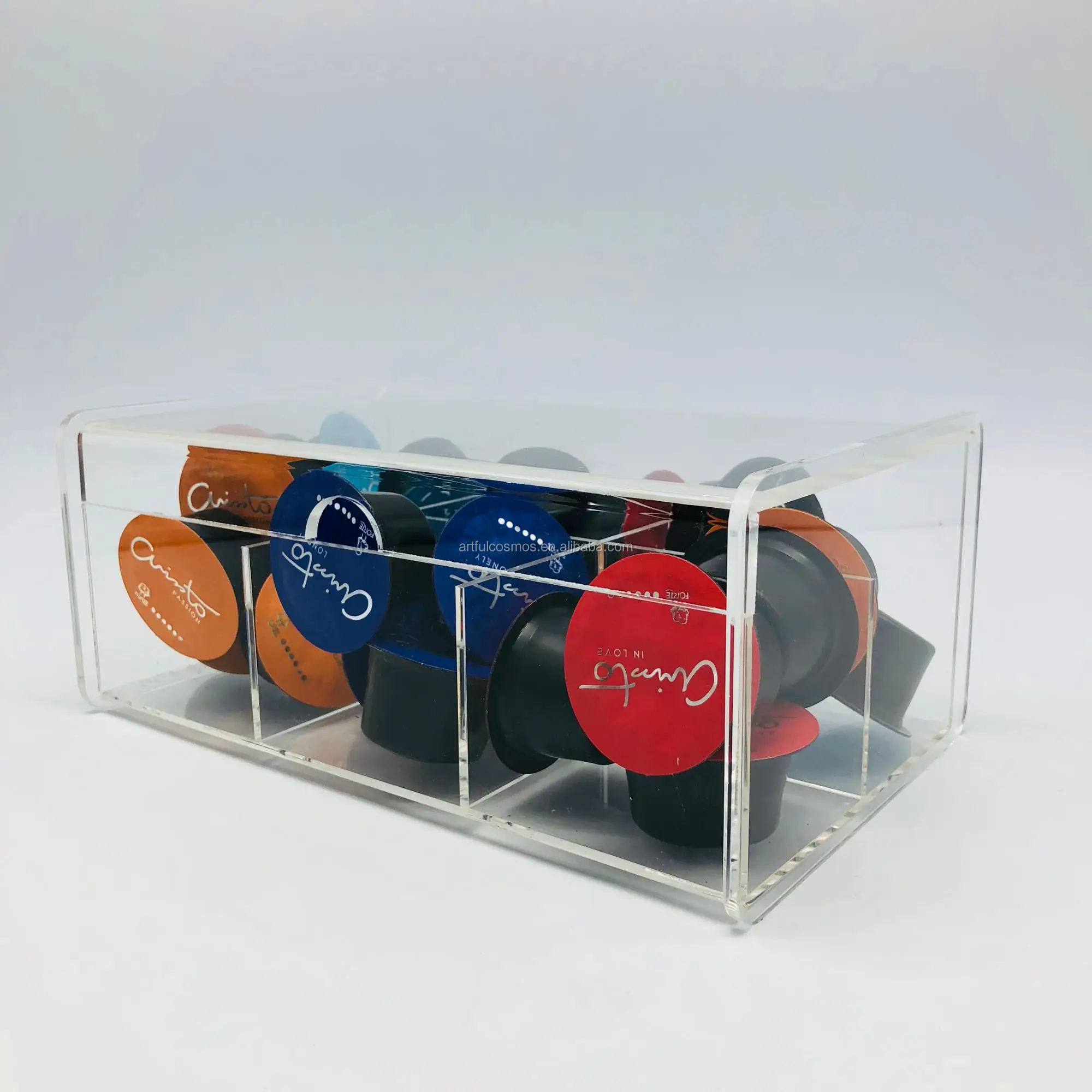 New Design Customized Clear Acrylic Coffee Capsule Holder Box For ...