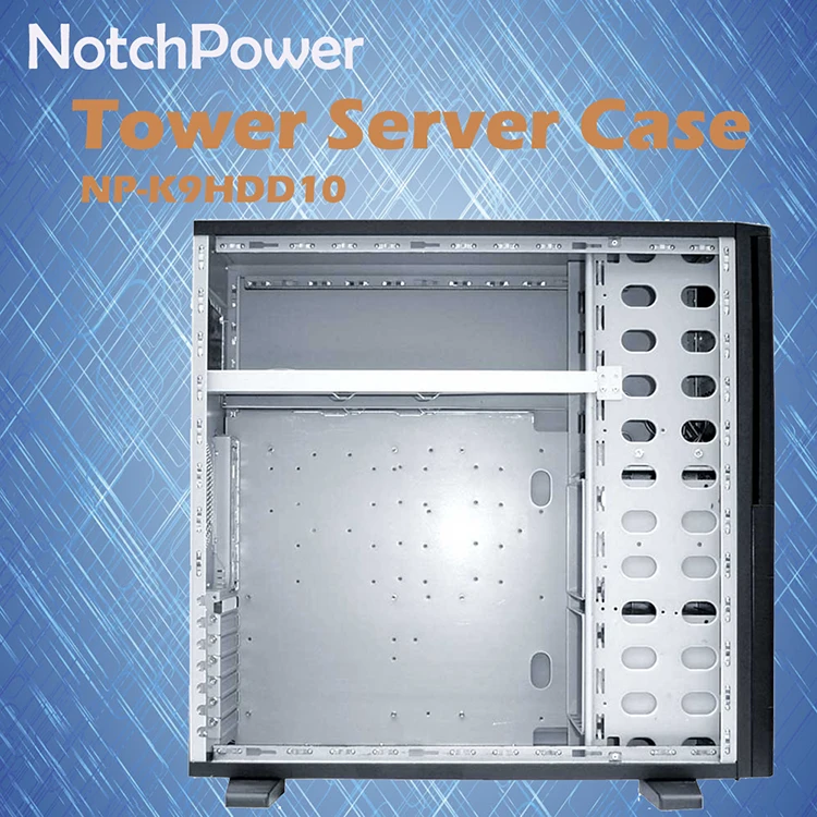 Tower Server Case 3.5" X10, 5.25" X4 - Mid Tower ATX Case with USB ...