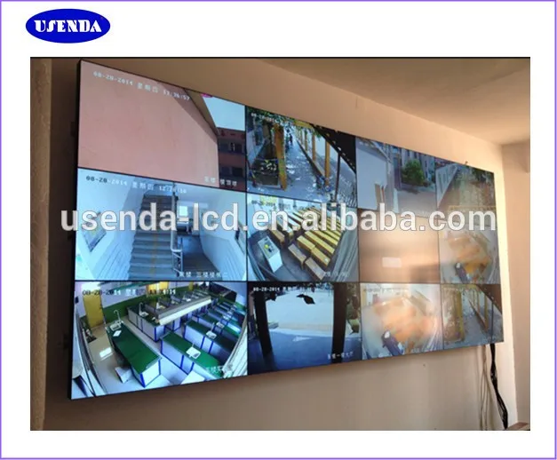 Usenda 4x5 Big LCD TV Wall - 65 Inch Video Screen for Ads