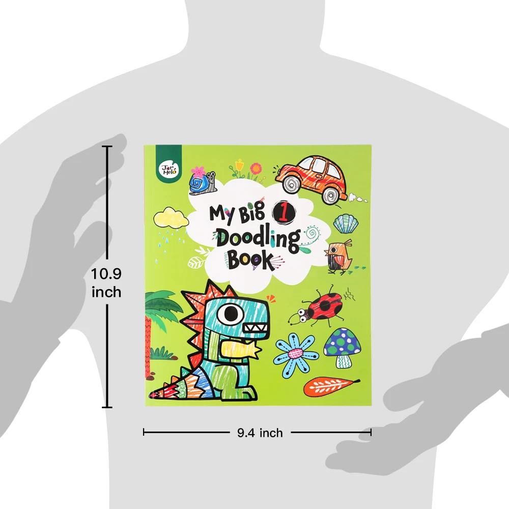 My Big Doodling Book 1 In Green Doodling Book For Kids - Buy My Hot ...