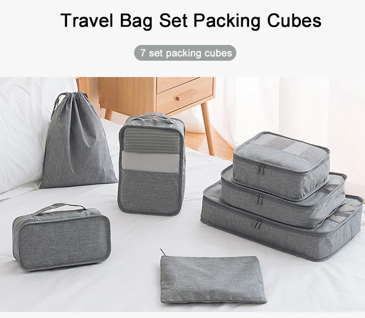6pcs Set Clothes Travel Luggage Garment Storage Bag - Buy Clothes ...