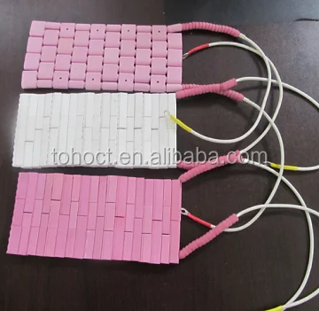 Industrial 95%alumina Ceramic Heating Bead Pad For Heating Element ...