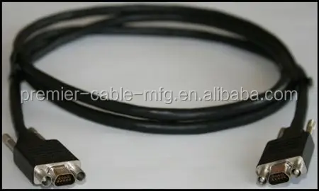 Micro-d Female Cable Assembly To Blunt Cut - Buy Micro D15 Connector ...