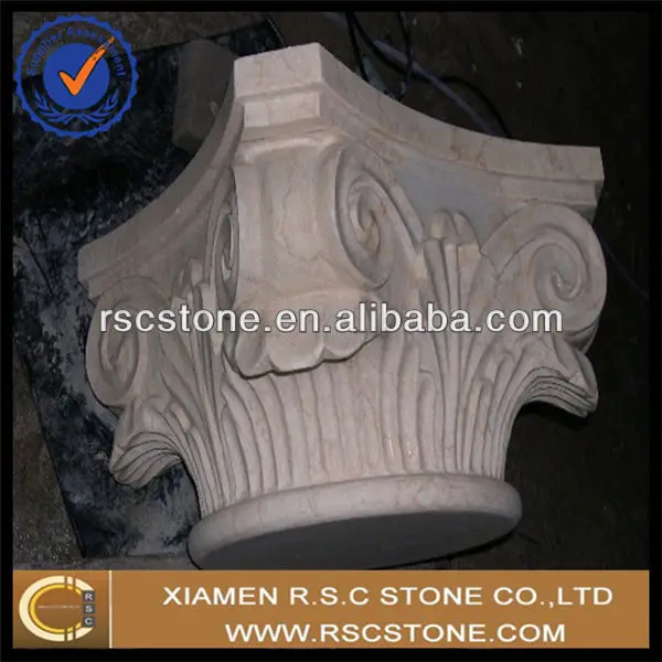 Natural Stone Porch Columns Design for Project - R.S.C. STONE