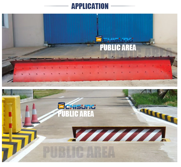 70T Truck Safety - Hydraulic Road Block Barrier by Chisung