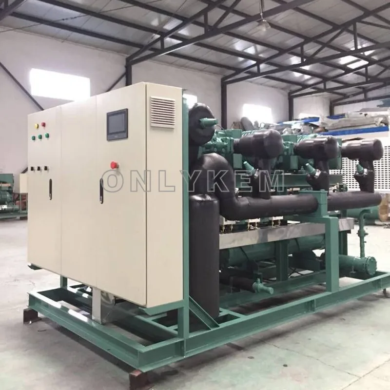 Screw Compressor Condensing Unit for Blast Freezer - 1 Year Warranty