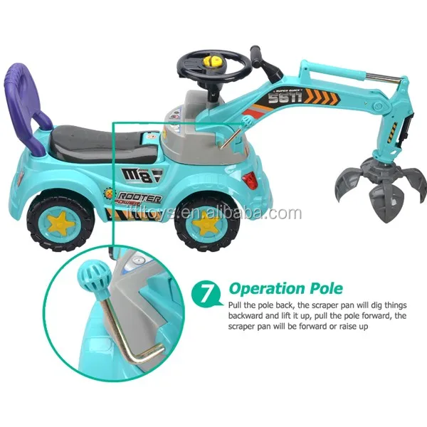 Multi Function Construction Kids Ride On Toy Crane - Buy Kids Ride On ...