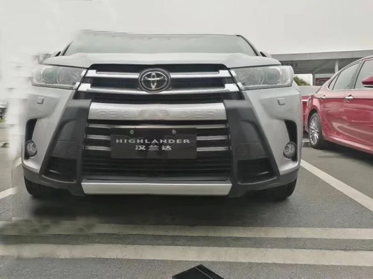 Abs Material Front/rear Bumper Guard For Toyota Highlander 2018 - Buy ...