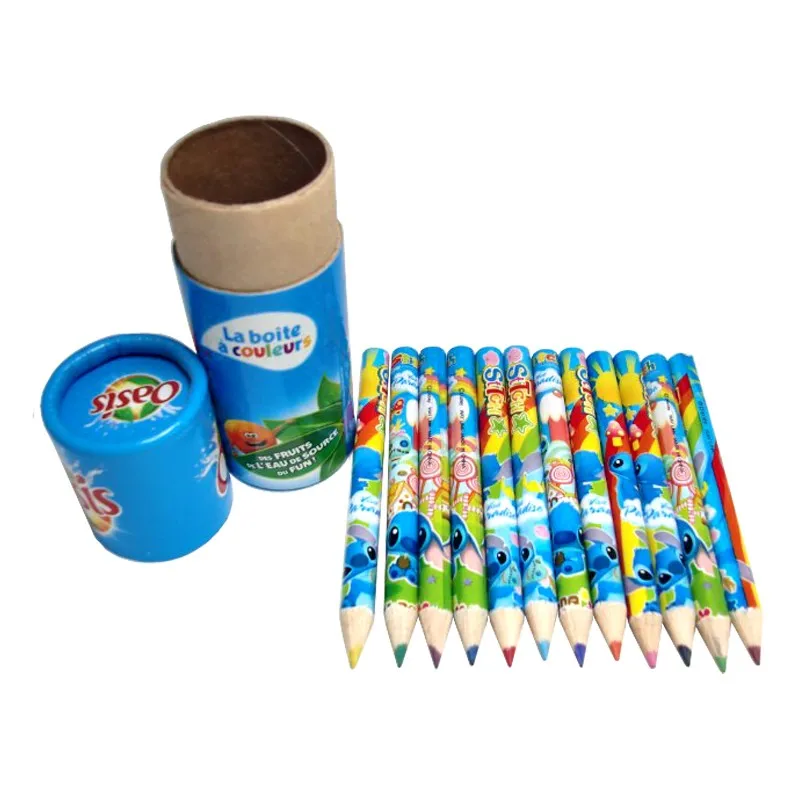 6 Colored Pencils In Tube Box - Buy Colored Pencils In Tube,6 Colored ...