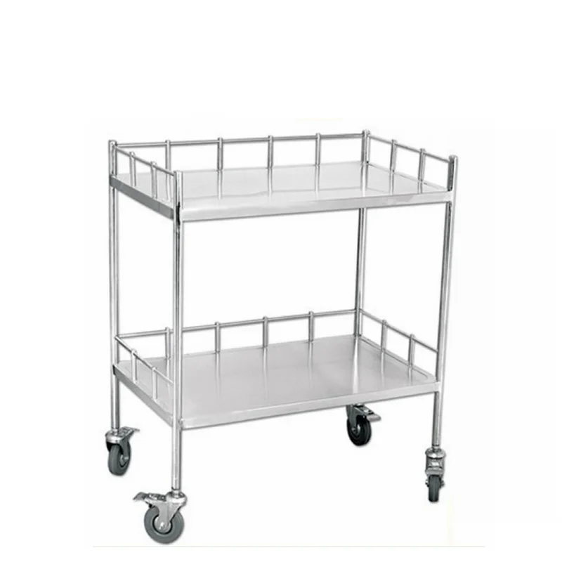 Stainless Steel Surgical Instrument Cart Operating Instrument Trolley ...