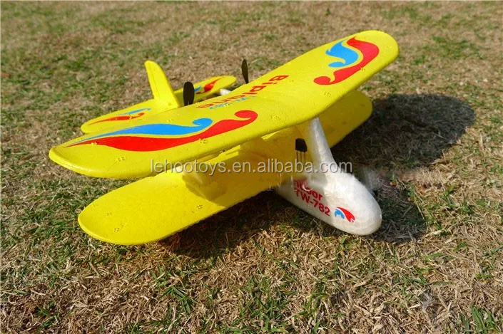 Infrared 2ch Rc Mini Plane Mini Biplane Indoor Airplane Toys In Low ...