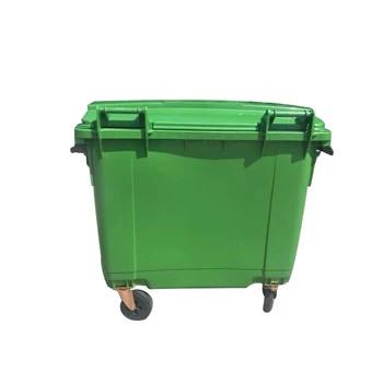 Eco-friendly Commercial 1100 Litre Plastic Wheelie Bin Trash Can With ...