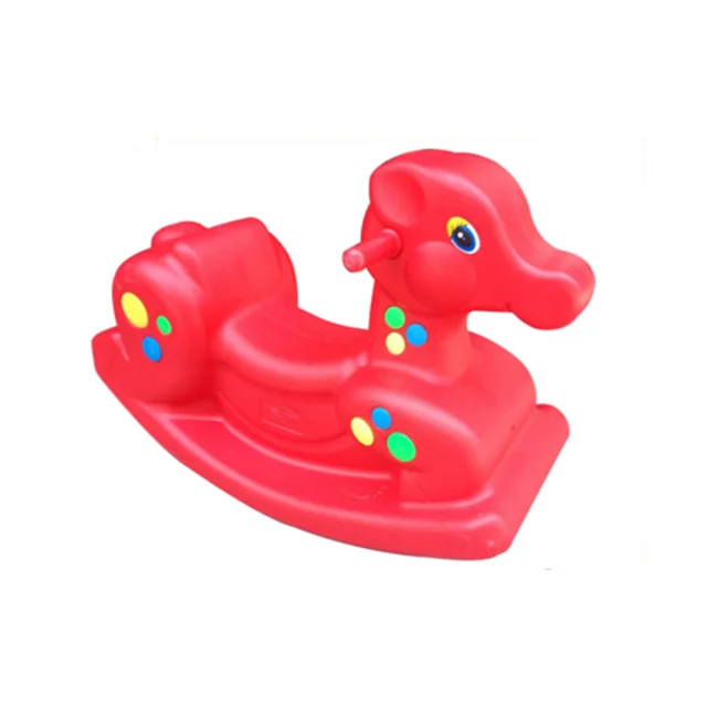 Kindergarten Colorful Animal Plastic Rocking Horse Toy For Children ...