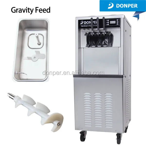 Donper Keep Fresh Commercial Ice Cream Machine Soft Serve Machine ...