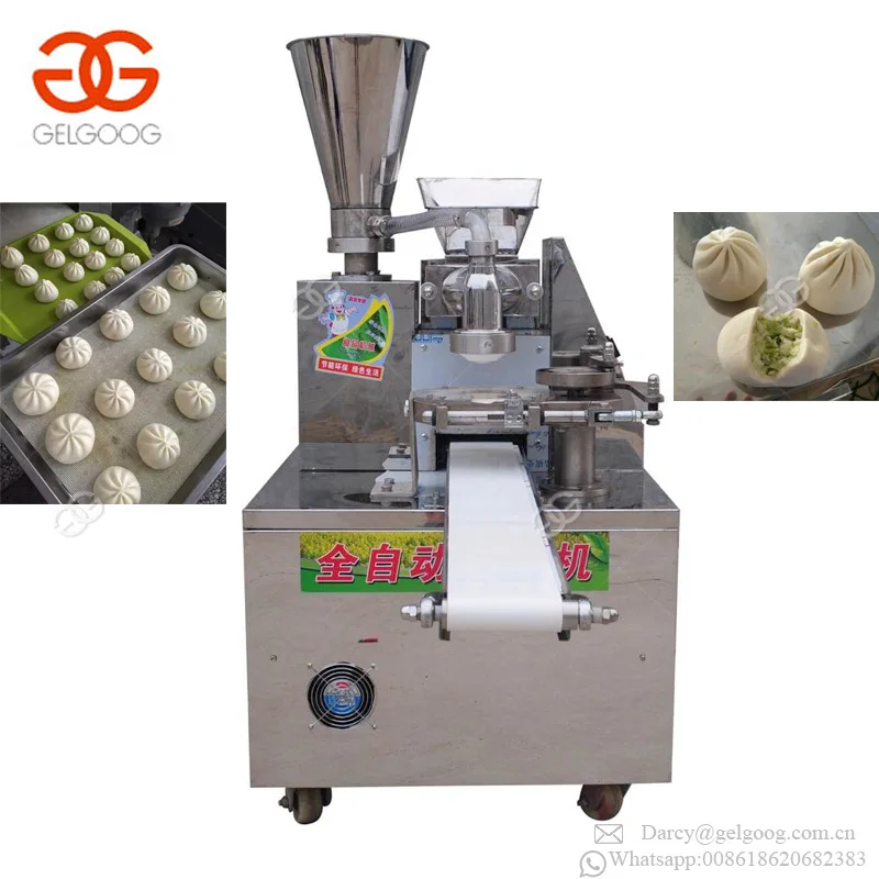 Industrial Siopao Baozi Maker Automatic Frozen Pork Steamed Stuffed Bun Bread Making Machines ...