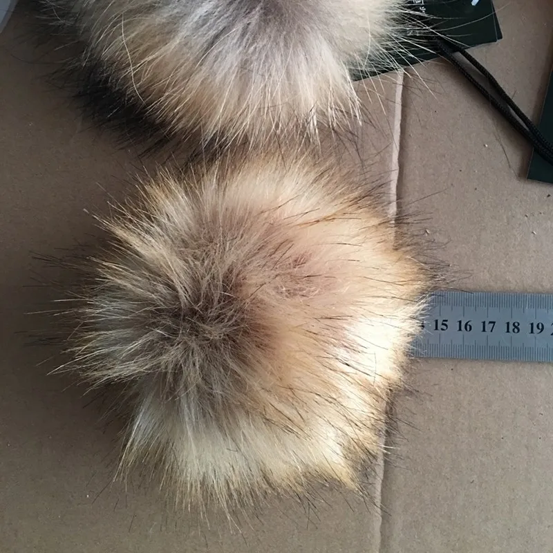 Modern Faux Raccoon Fur For Beanie Fake Ball Decoration Faux Fur Pom ...