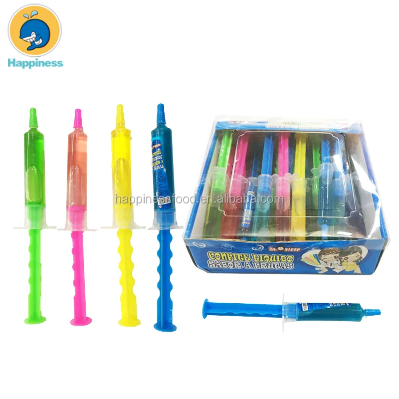 Injection Syringe Toy With Fruity Jam Jelly Liquid Candy - Buy Liquid ...