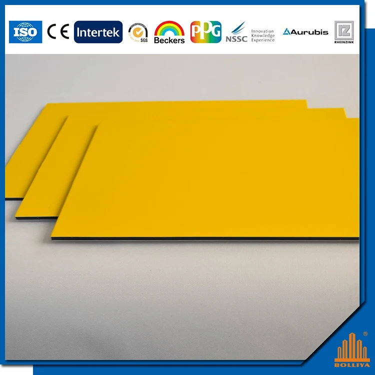 High Quality Yellow Architectural Wall Panel - Buy Pvc Wall Panel,3d ...