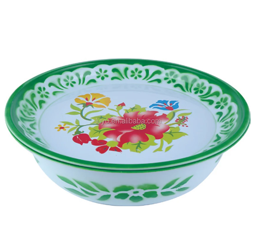 Sprayer Plastic Basin Enamel Basin with Cover 30-40cm